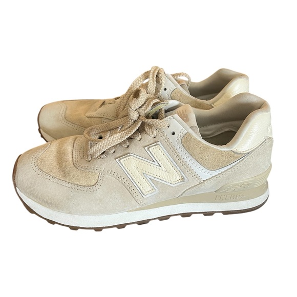 New Balance | Shoes | New Balance Womens Cream Sneakers | Poshmark